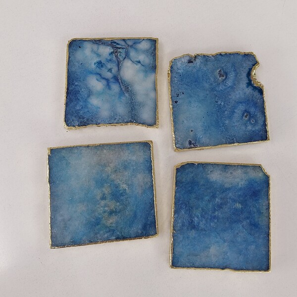 Blue Coasters - Etsy