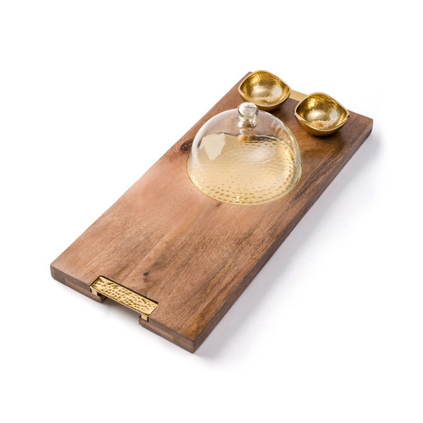 Metal Cloche With Tray - Etsy