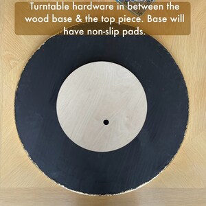 Custom Lazy Susan Turntable, Handmade With Resin on Solid Wood ...