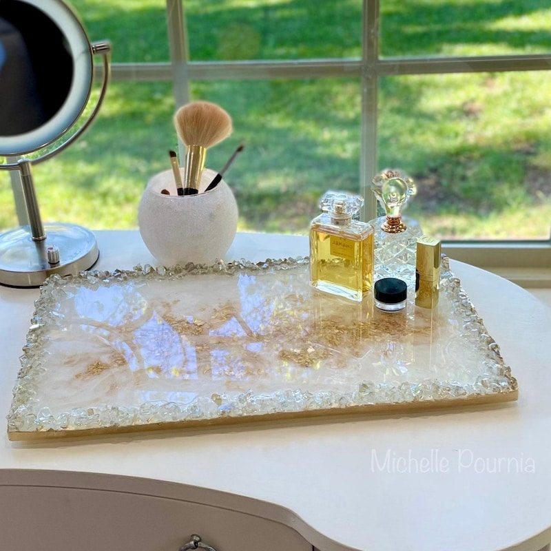 Gold Serving Tray - Etsy