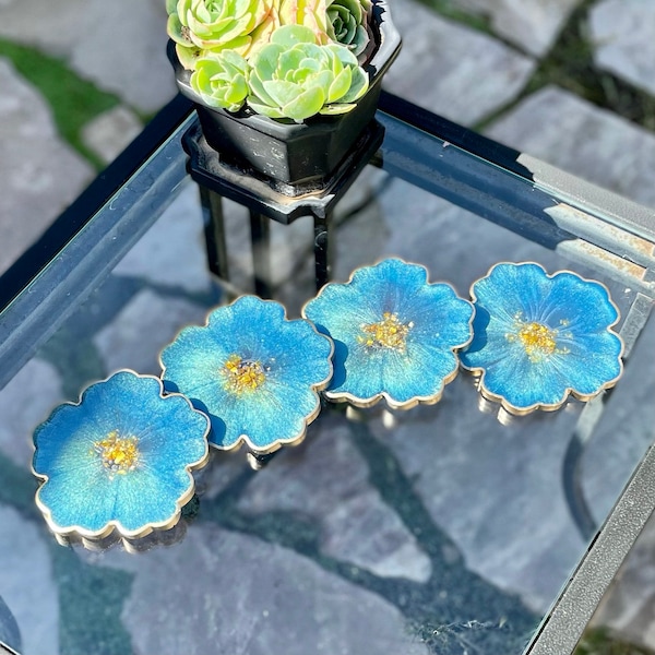 Epoxy Coasters - Etsy