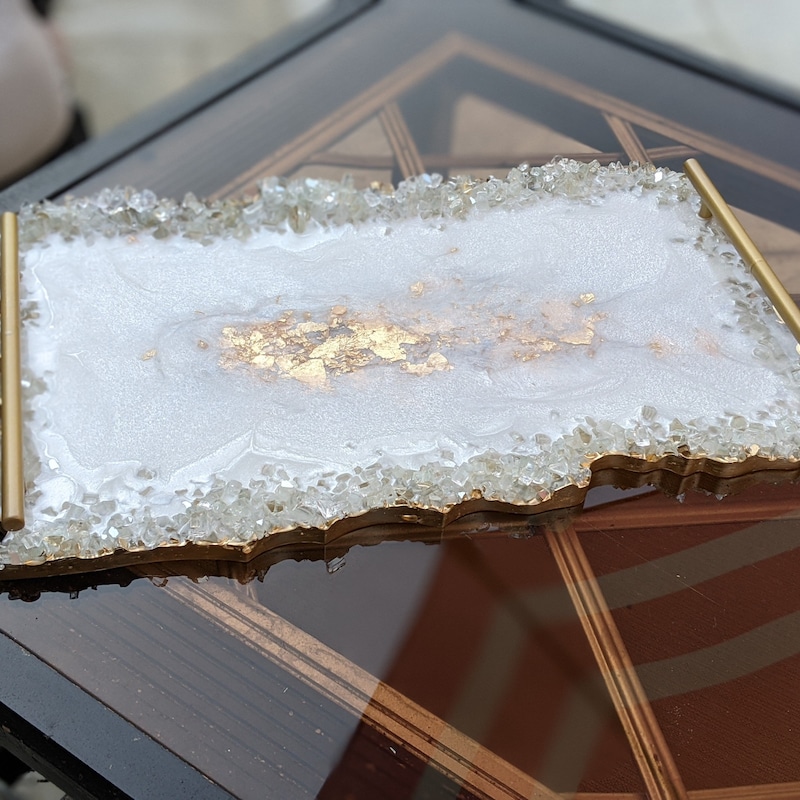 Resin Serving Tray - Etsy