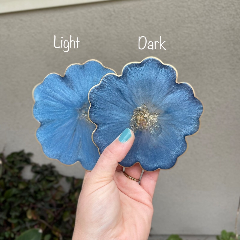 Blue Coasters - Etsy