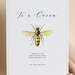 Printable Mothers Day Card, Queen Bee Mother's Day Template, Instant ...