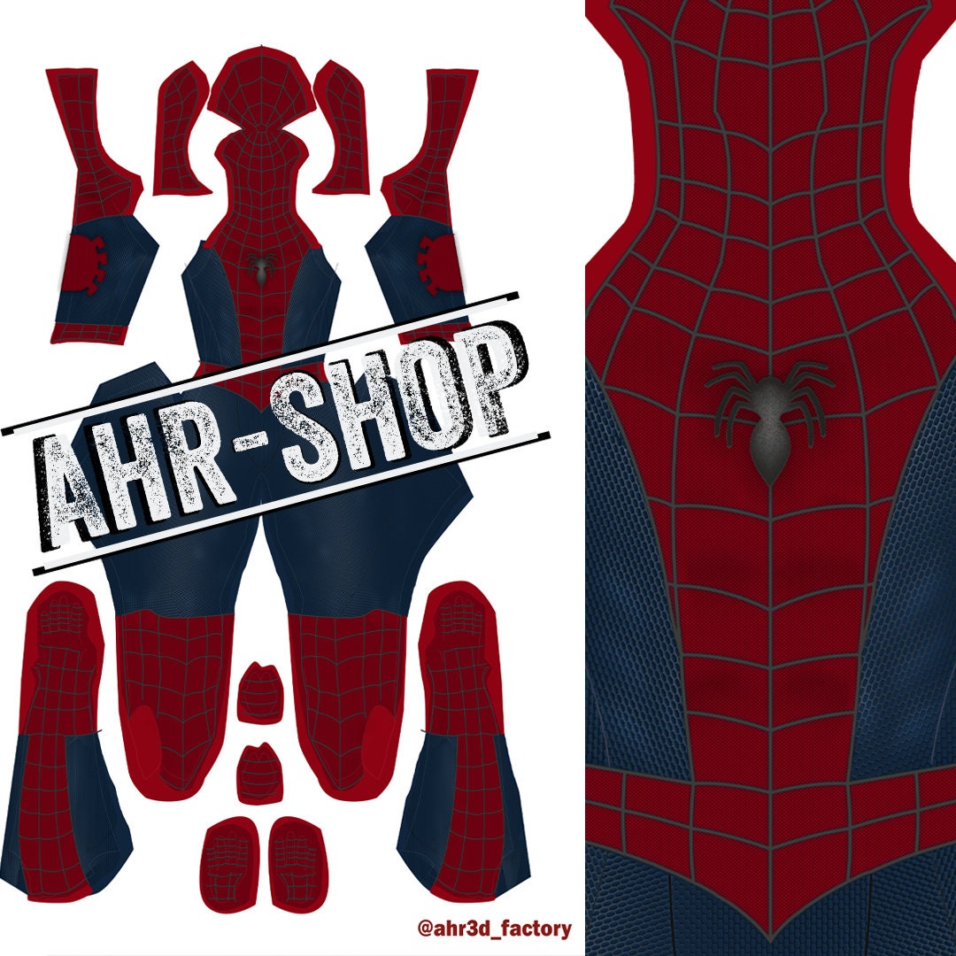 Spiderman Body Template
