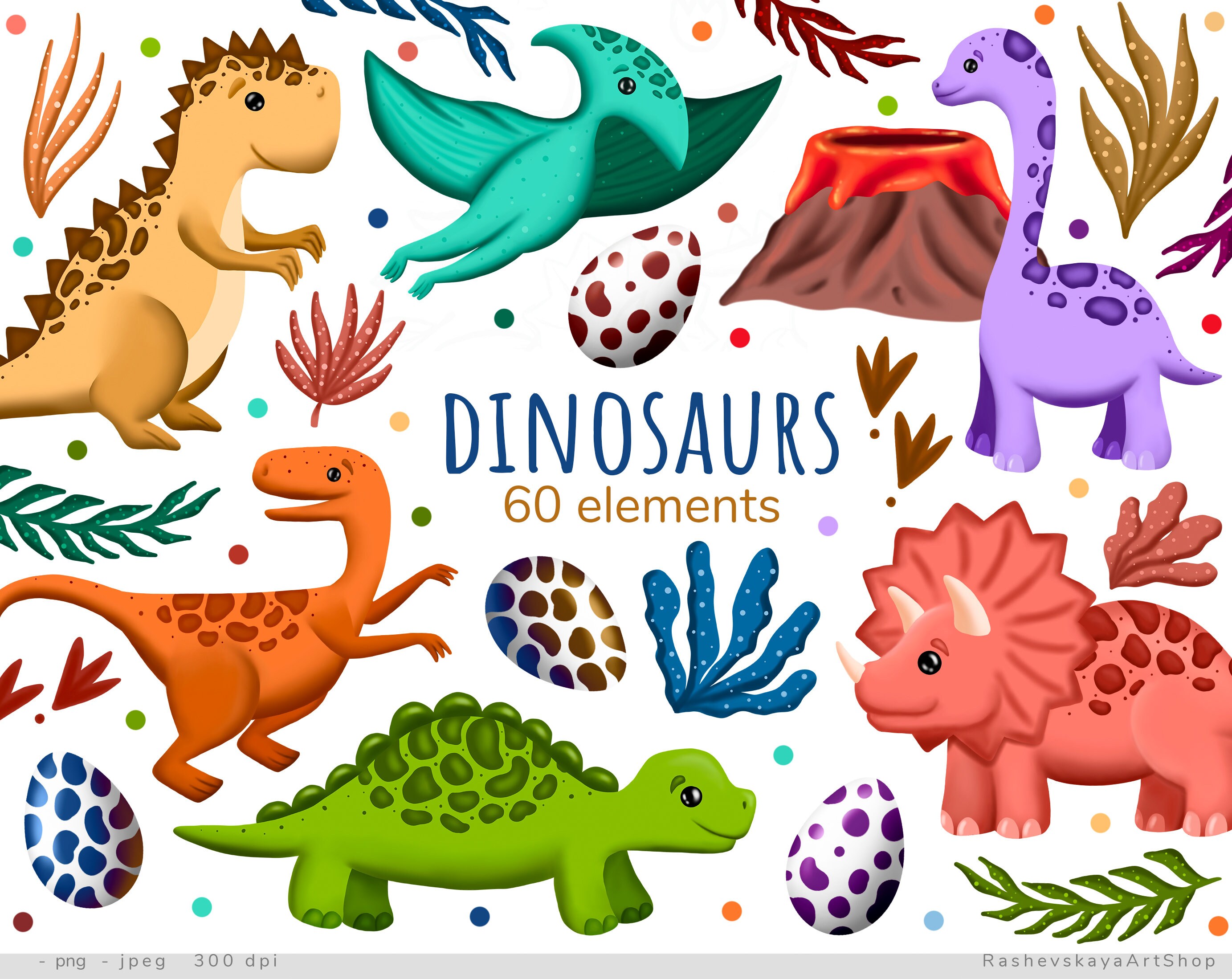 Dinosaur Birthday Clip Art