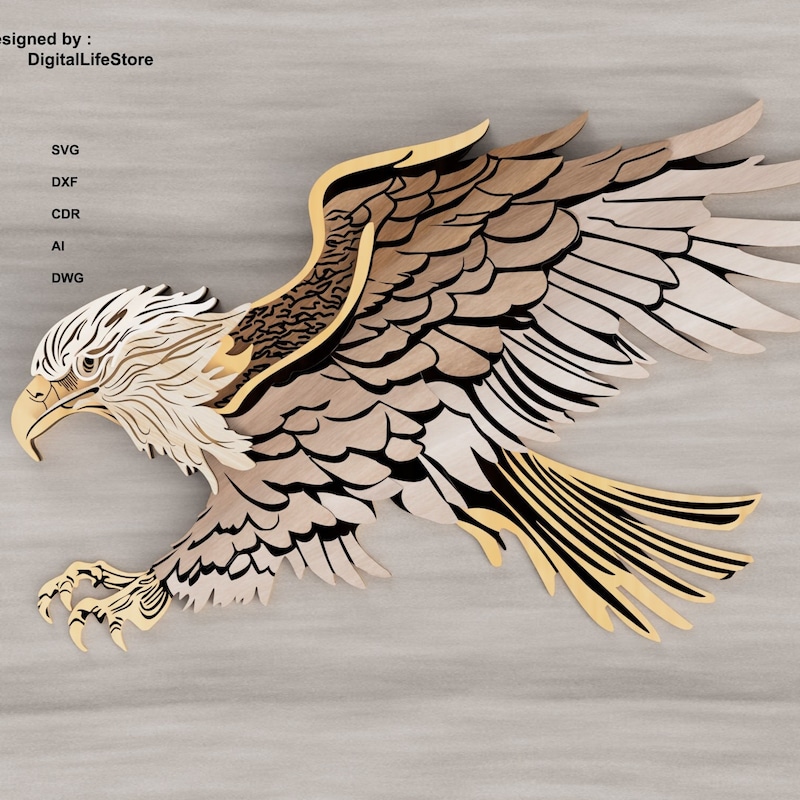 Eagle Laser Cut File - Etsy