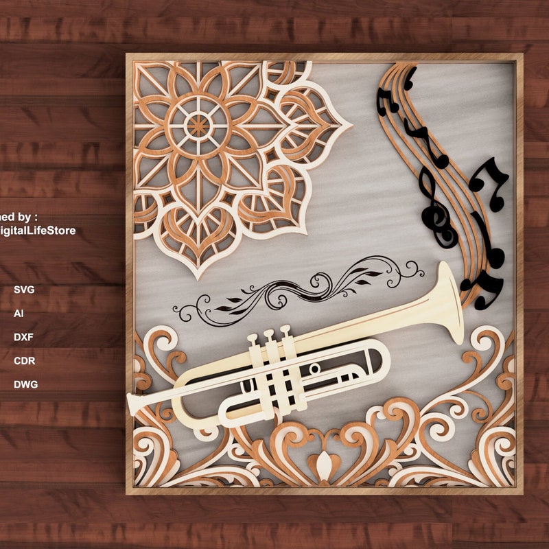 Trumpet Laser File - Etsy