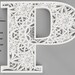 P Layered Letter Mandala Svg,laser CUT Files,laser Cut Alphabet,cnc ...