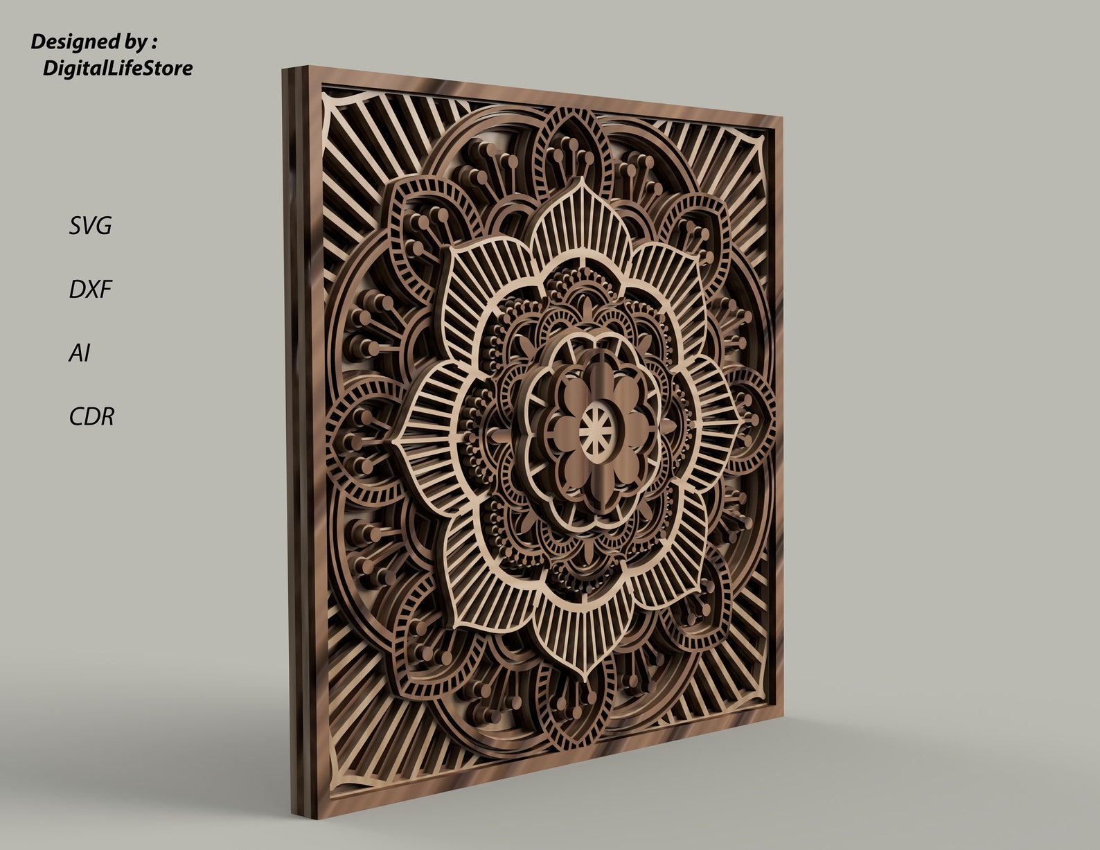 Multilayered Mandala Laser Cut Filescnc Laser Cut Vectorcnc - Etsy