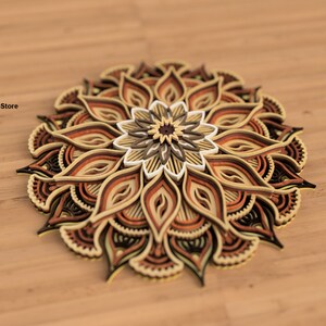 Layered Mandala Svg Dxf Laser Cut Files,laser Cut Svg,cnc File,laser ...
