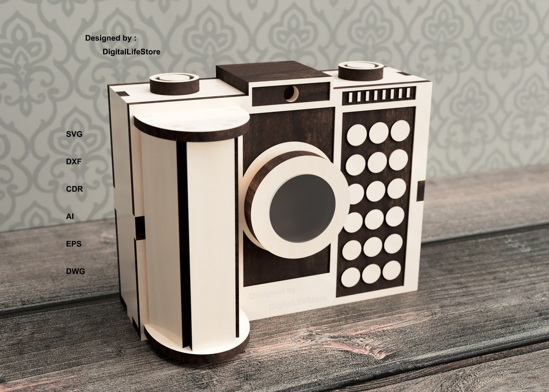 Camera Laser Cut Files,cnc Files,laser Cut,glowforge Files,cnc Files ...