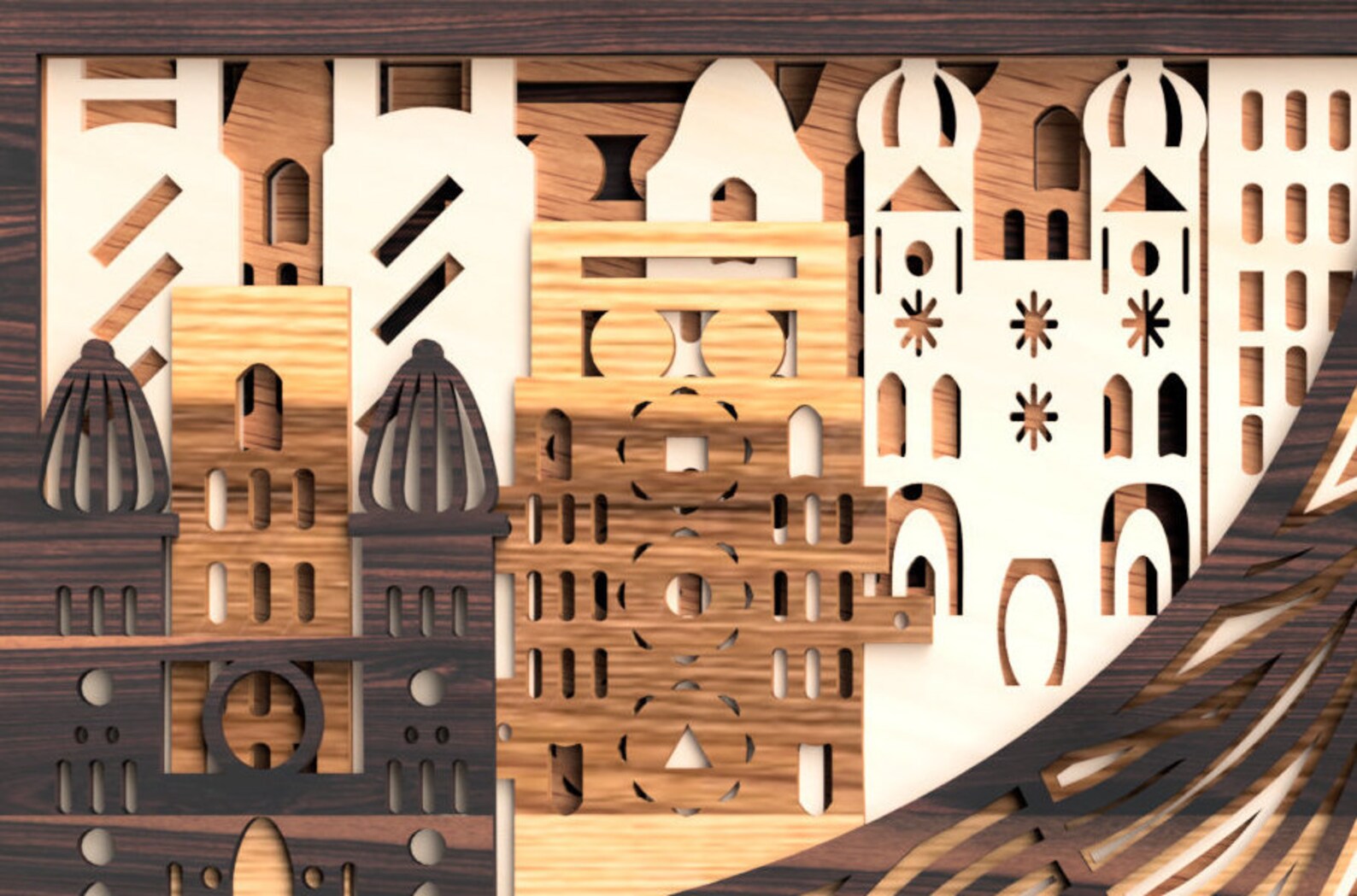 Layered Svg LASER CUT Filescnc Router Filescnc Fileslare | Etsy