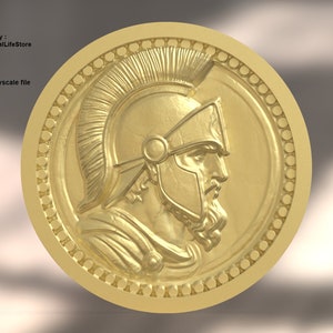 Gladiator 3d Engraving Coin Files,fiber Laser Engraving Designs , Stl ...
