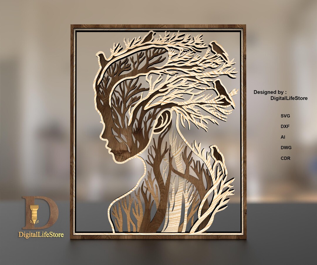 Wall Decor Multilayer Laser Cut Files,laser Cut,cnc Router Files,cricut ...