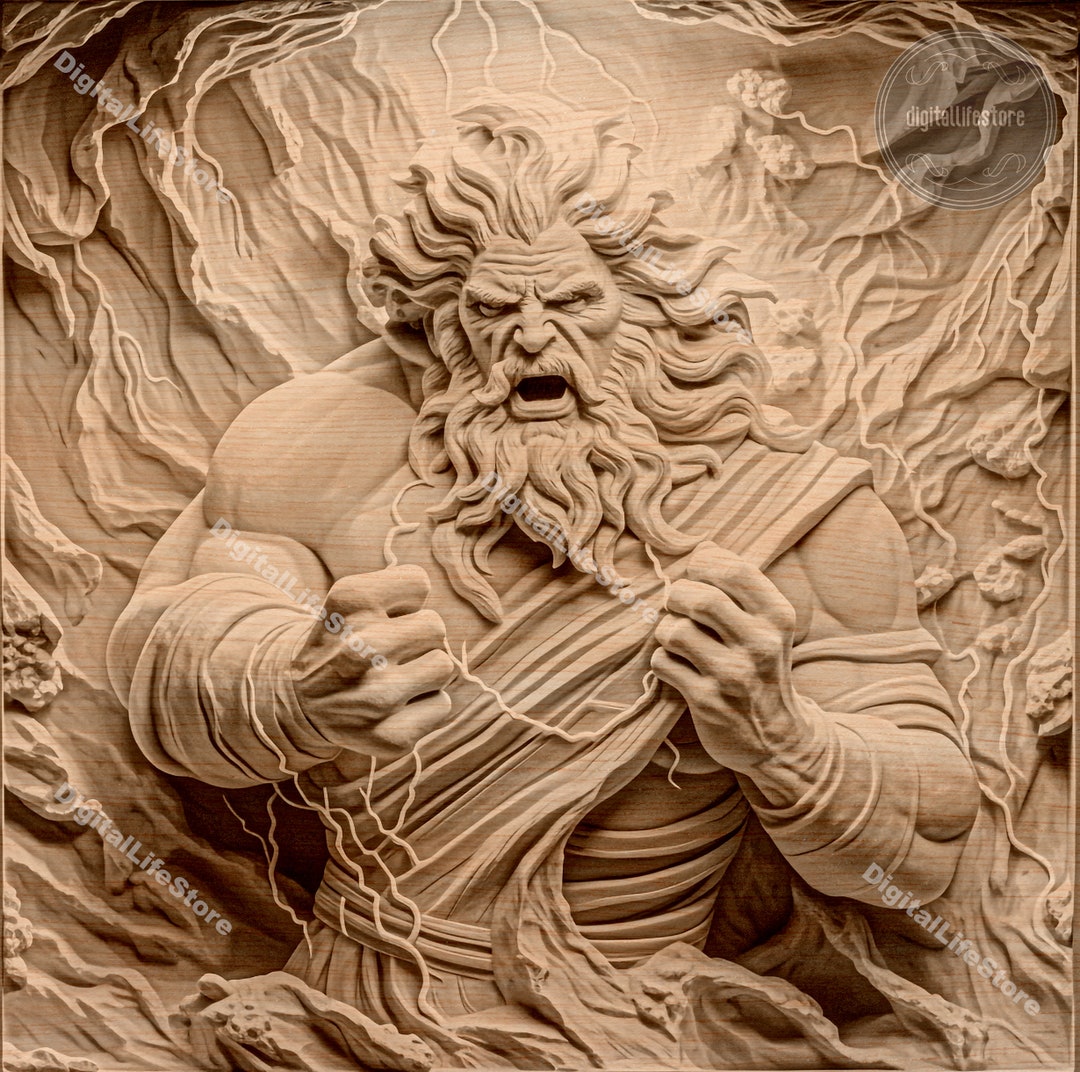 Zeus 3d Illusion Laser Engraving Files With Glowforge Setting ,zeus ...