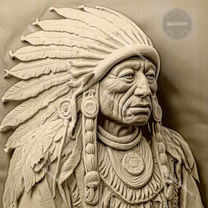 Indian,native American Laser Engraving Files With Glowforge Setting ...