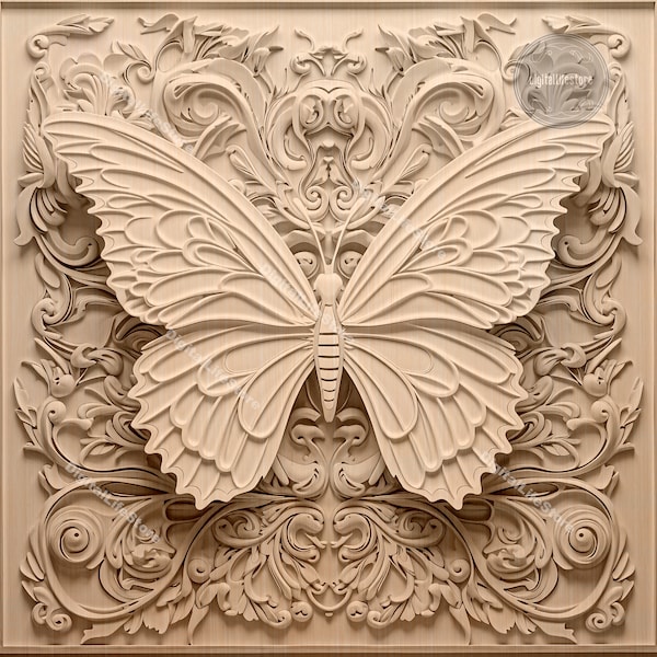 Butterfly Engraving - Etsy