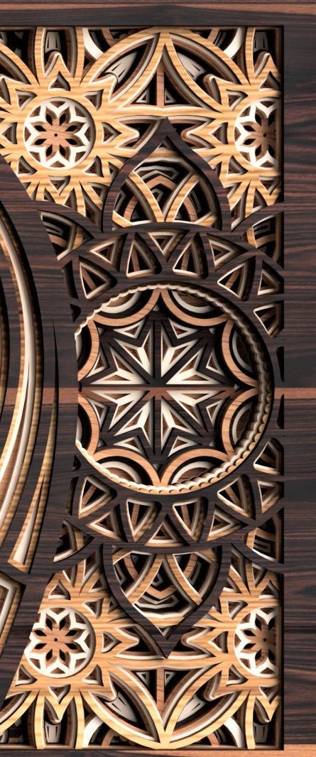 Layered Svg LASER CUT Filescnc Router Filescnc Fileslare | Etsy