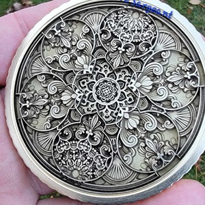 Layered Mandala 3d Engraving Files, Fiber Laser Engraving Designs ...