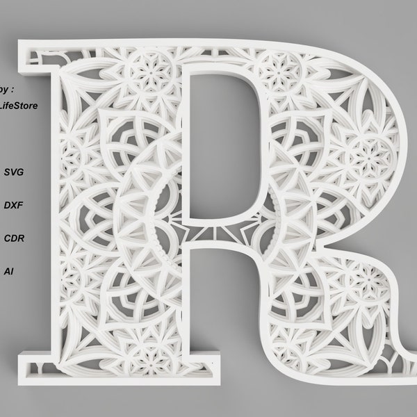 Laser Cut Letter R - Etsy
