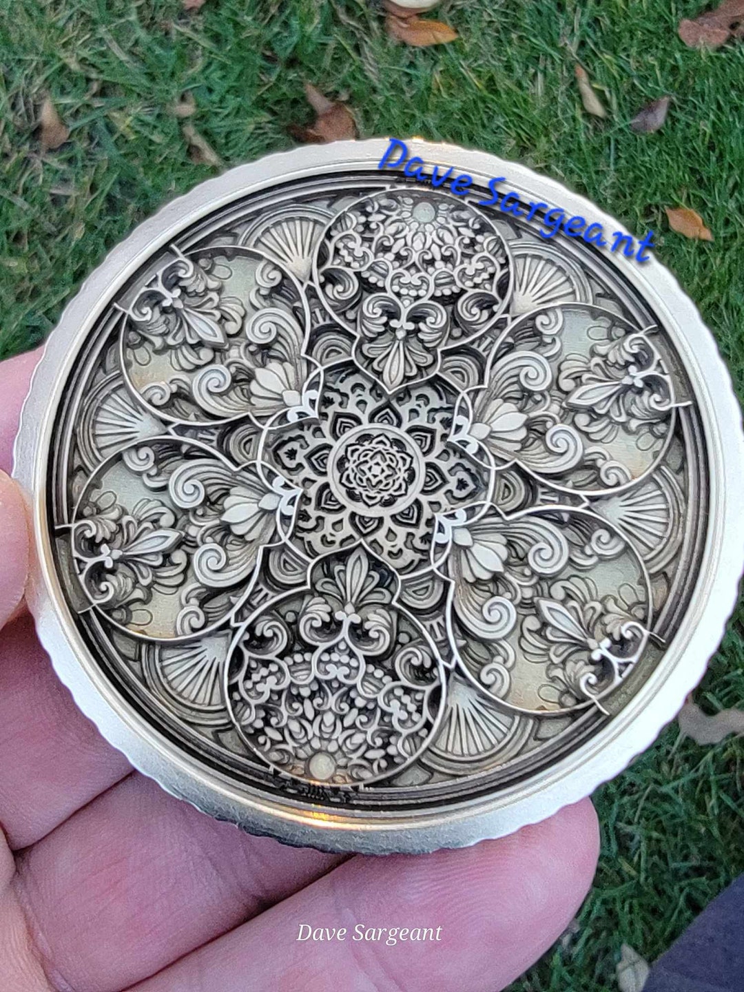 Layered Mandala Fiber Laser 3D Engraving Files: SVG, STL, Depthmap ...