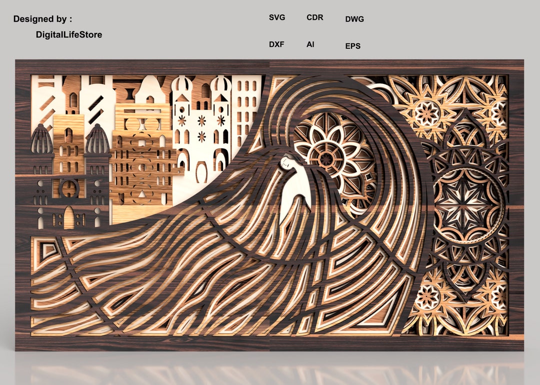 Layered Svg LASER CUT Files,cnc Router Files,cnc Files,lare Cut,cut ...