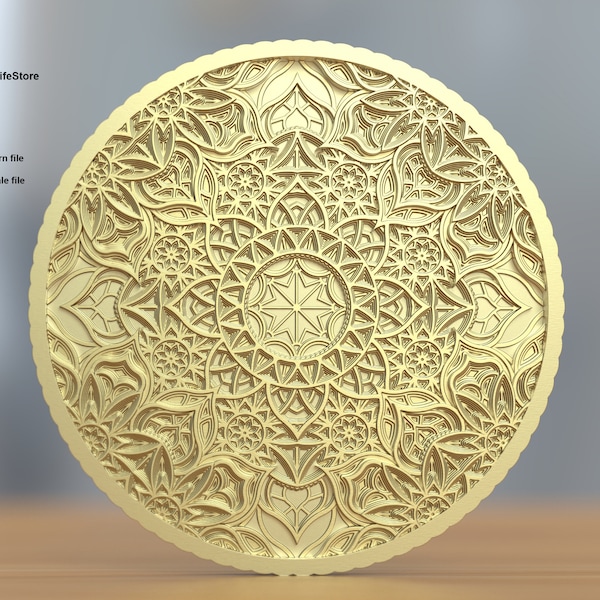 Mandala 3d Pattern - Etsy