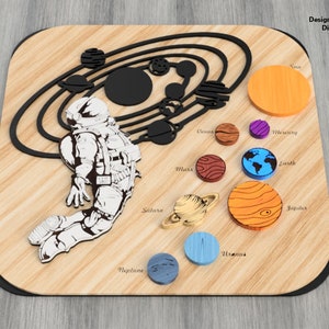 Solar System Educational Laser Cut Files,glowforge Cricut Files Svg Dxf ...