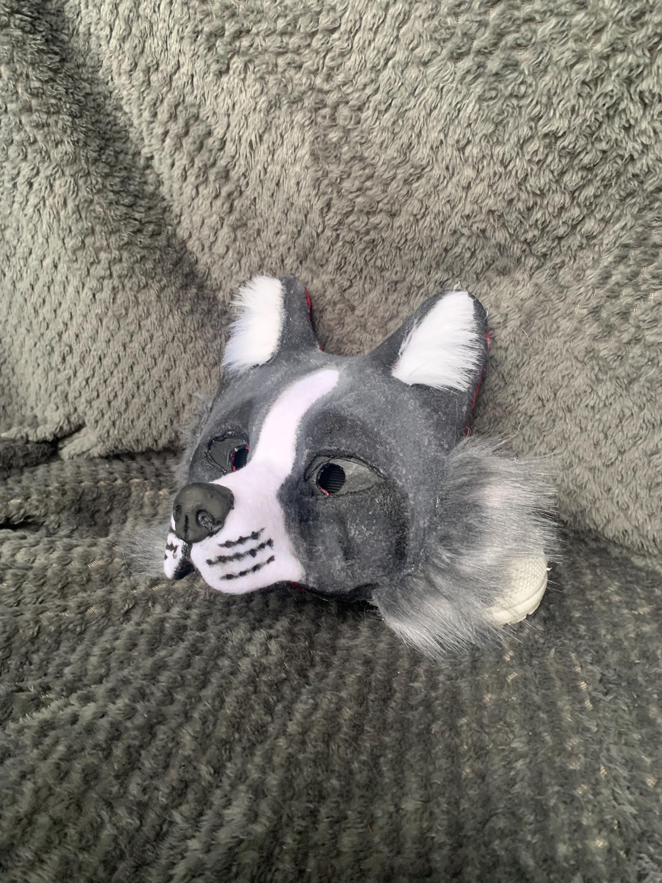 Marble Fox Therian/cosplay Mask - Etsy