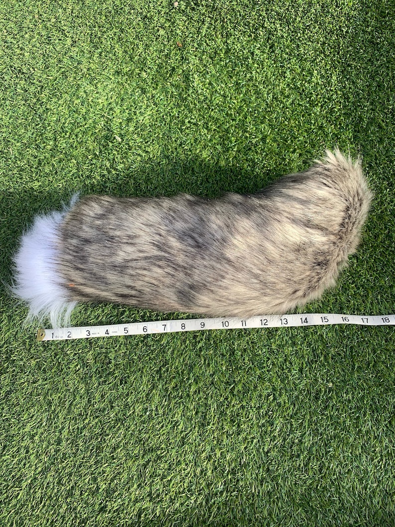 White- Tipped Fursuit/therian Tail - Etsy