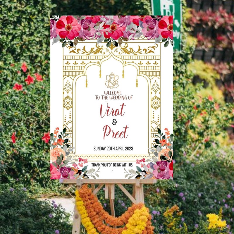 Indian Wedding Signs - Etsy