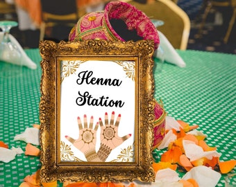Henna Station Print - Etsy
