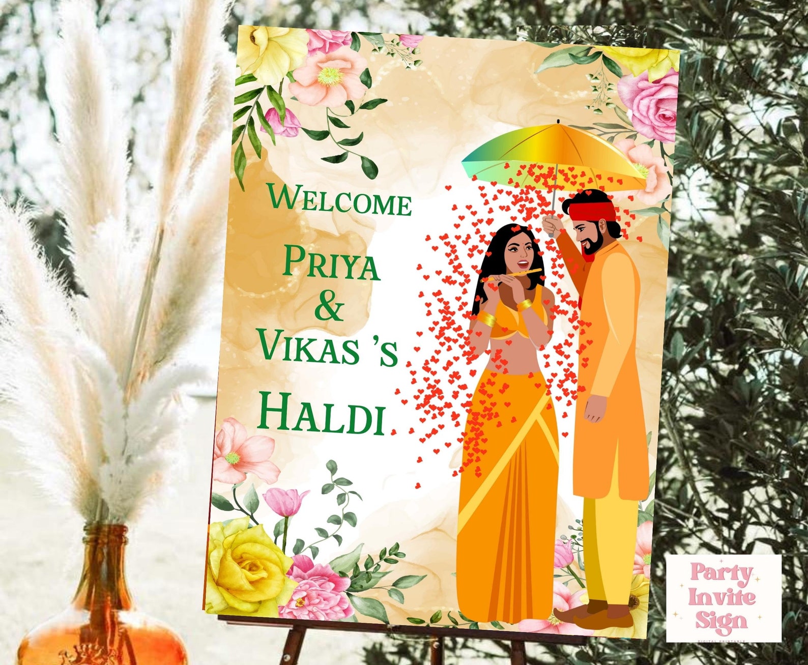 Haldi Signs & Haldi Signs Pithi Signages as Haldi Welcome - Etsy