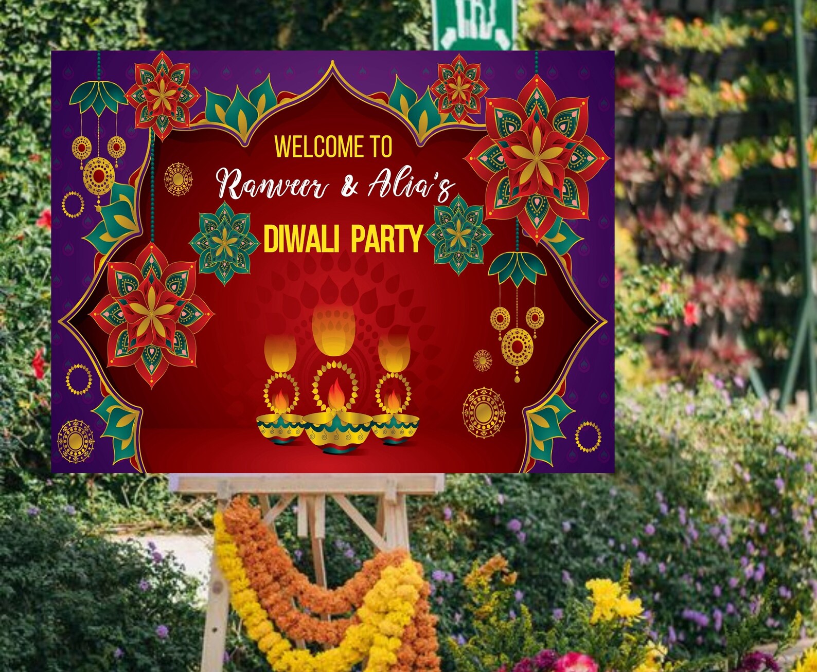 Welcome Diwali Signs & Diwali Party Signs, Diwali Welcome Signs as ...