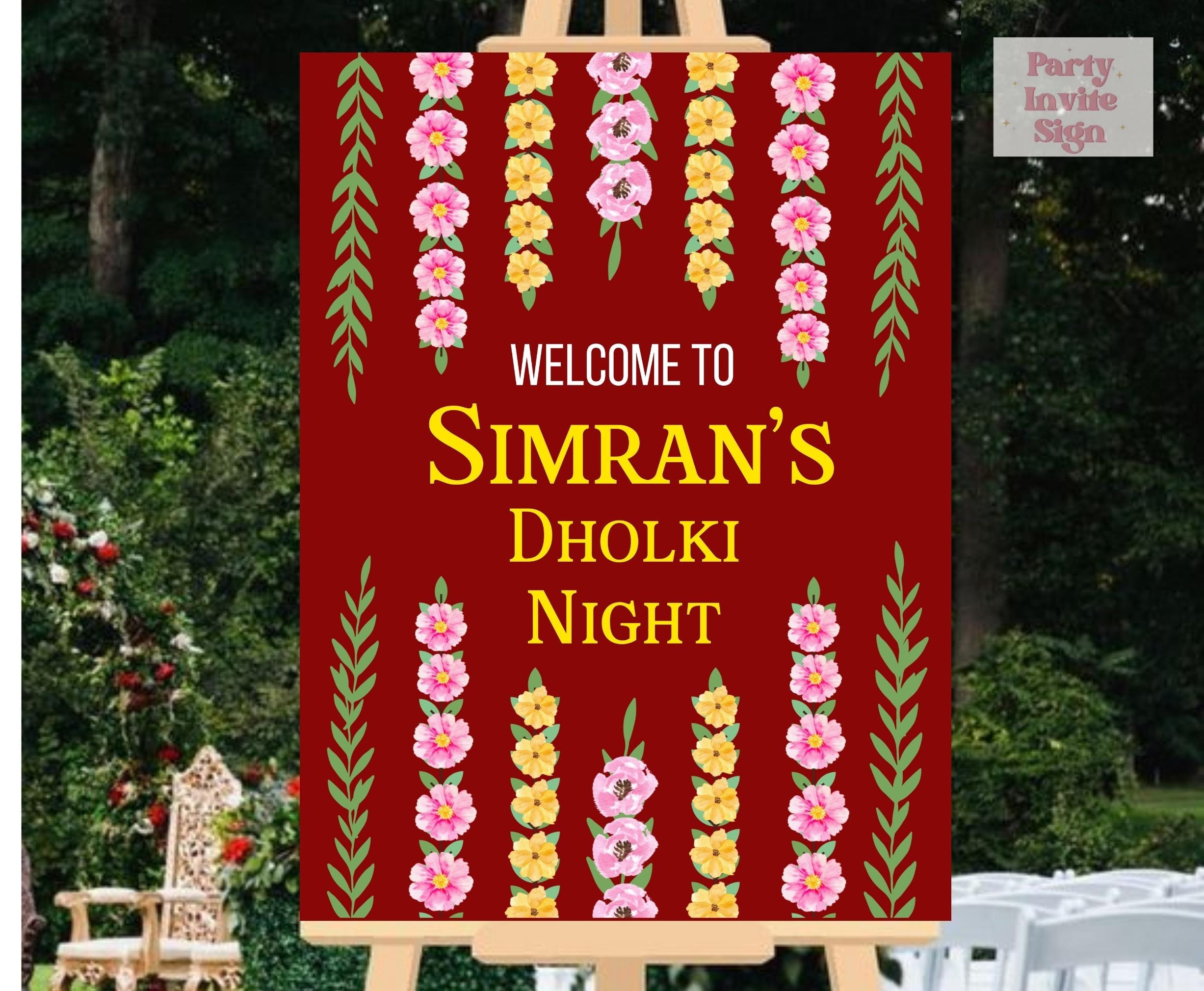 Dholak Welcome Signs as Dholki Welcome Signs, Dholak Night Signs as ...