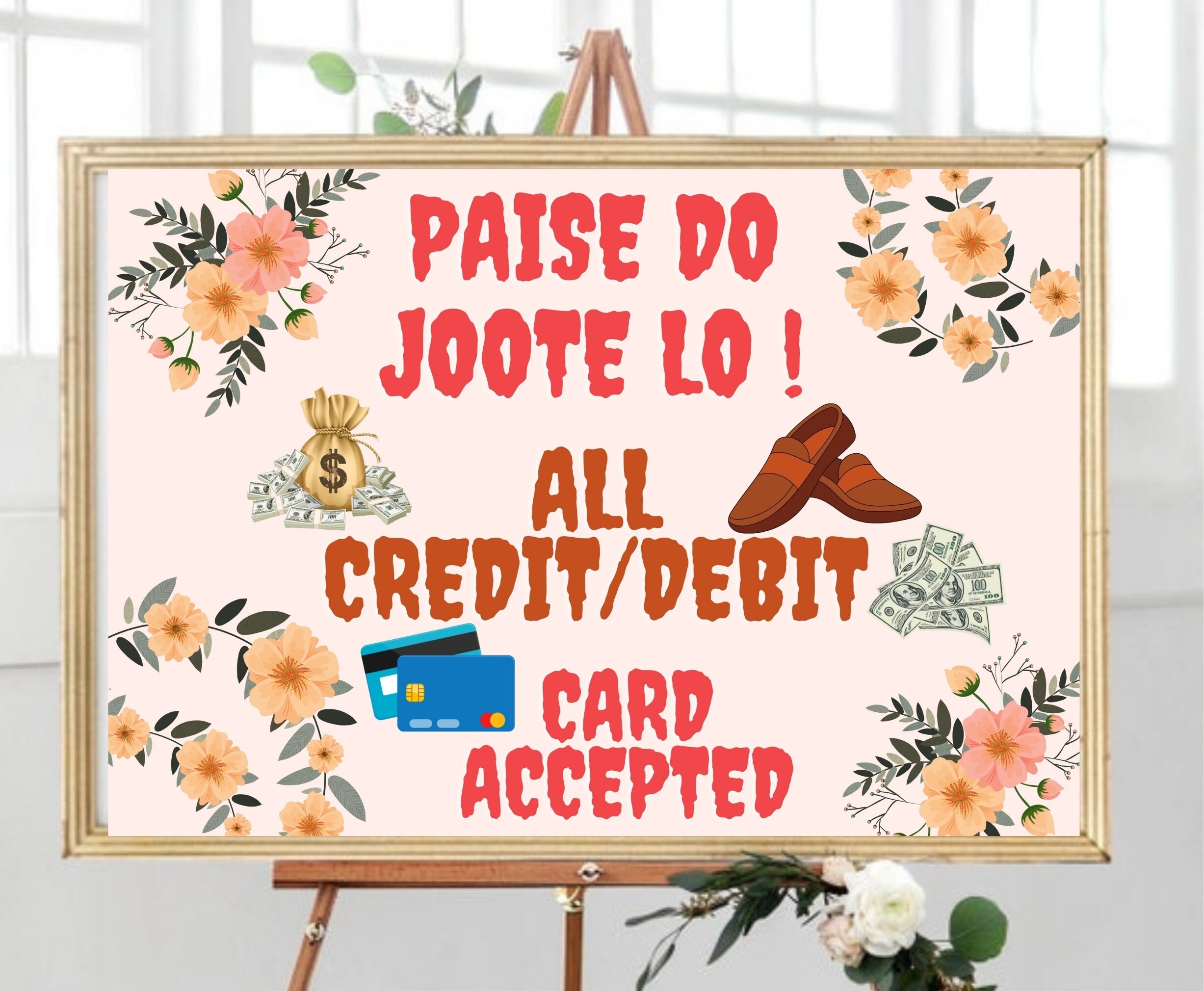 Paise Do Joote Lo, Wedding Engagement, Banner Party, Decoration Poster ...