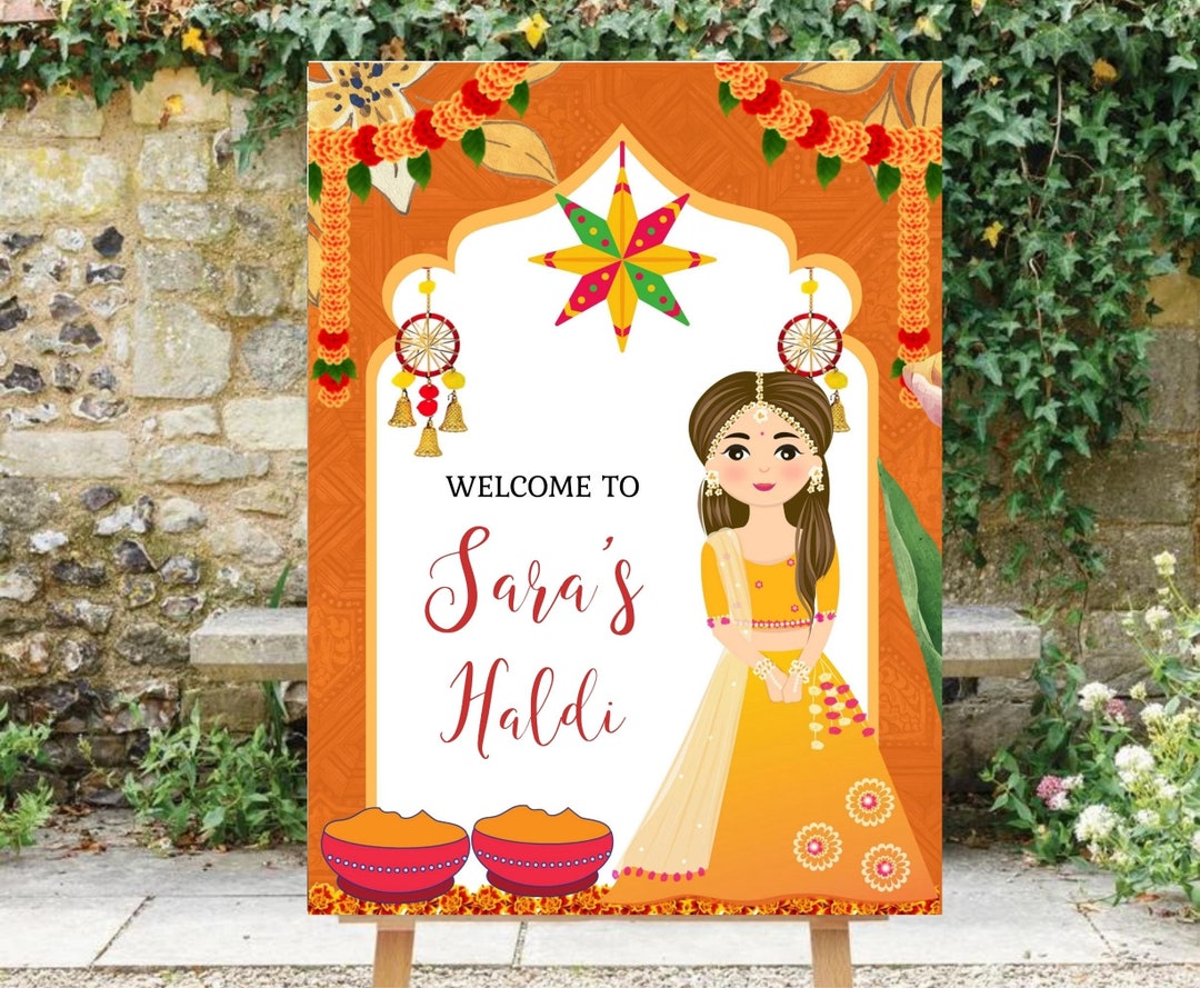 Welcome Signs Maiyaan & Maiyan Welcome Signs, Maiyan Signs as Haldi ...