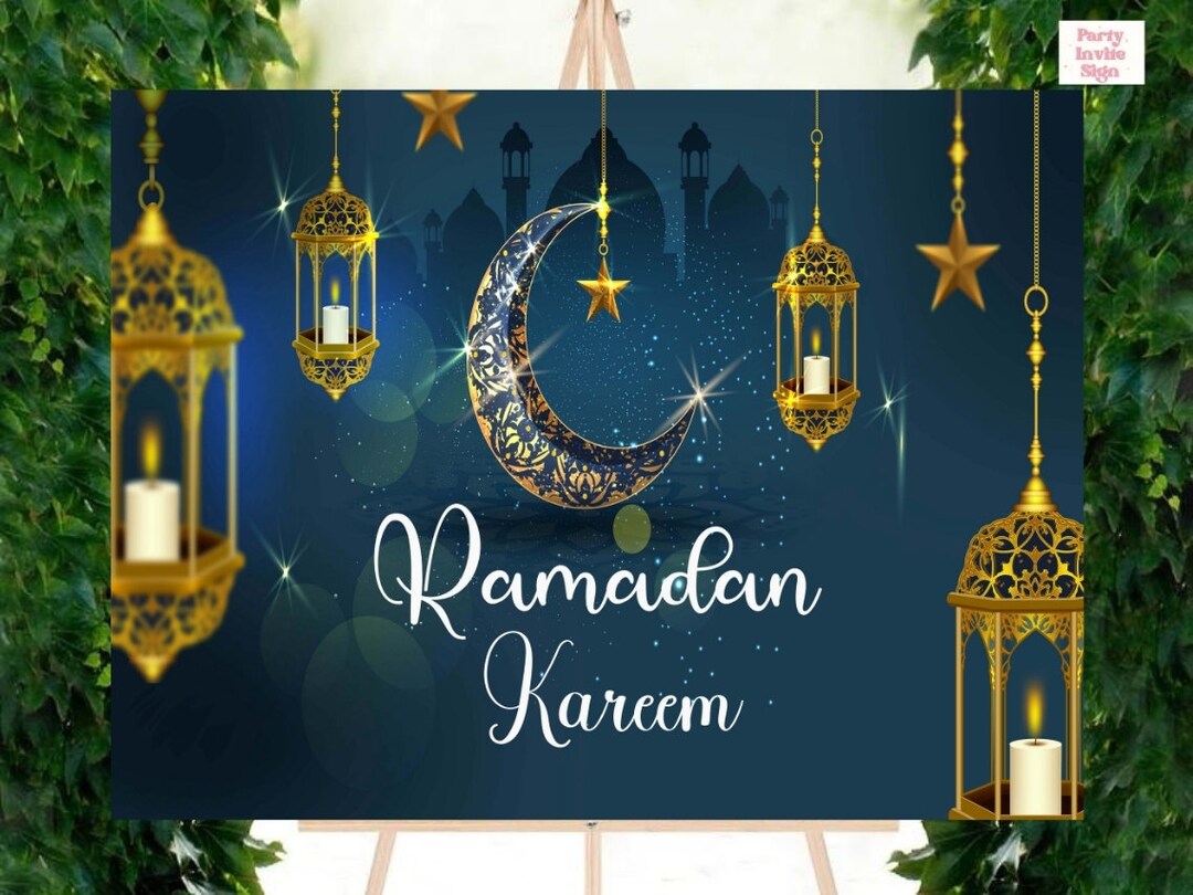Ramadan Mubarak Sign, Ramadan Decoration, Ramadan Decor, Eid Sign ...
