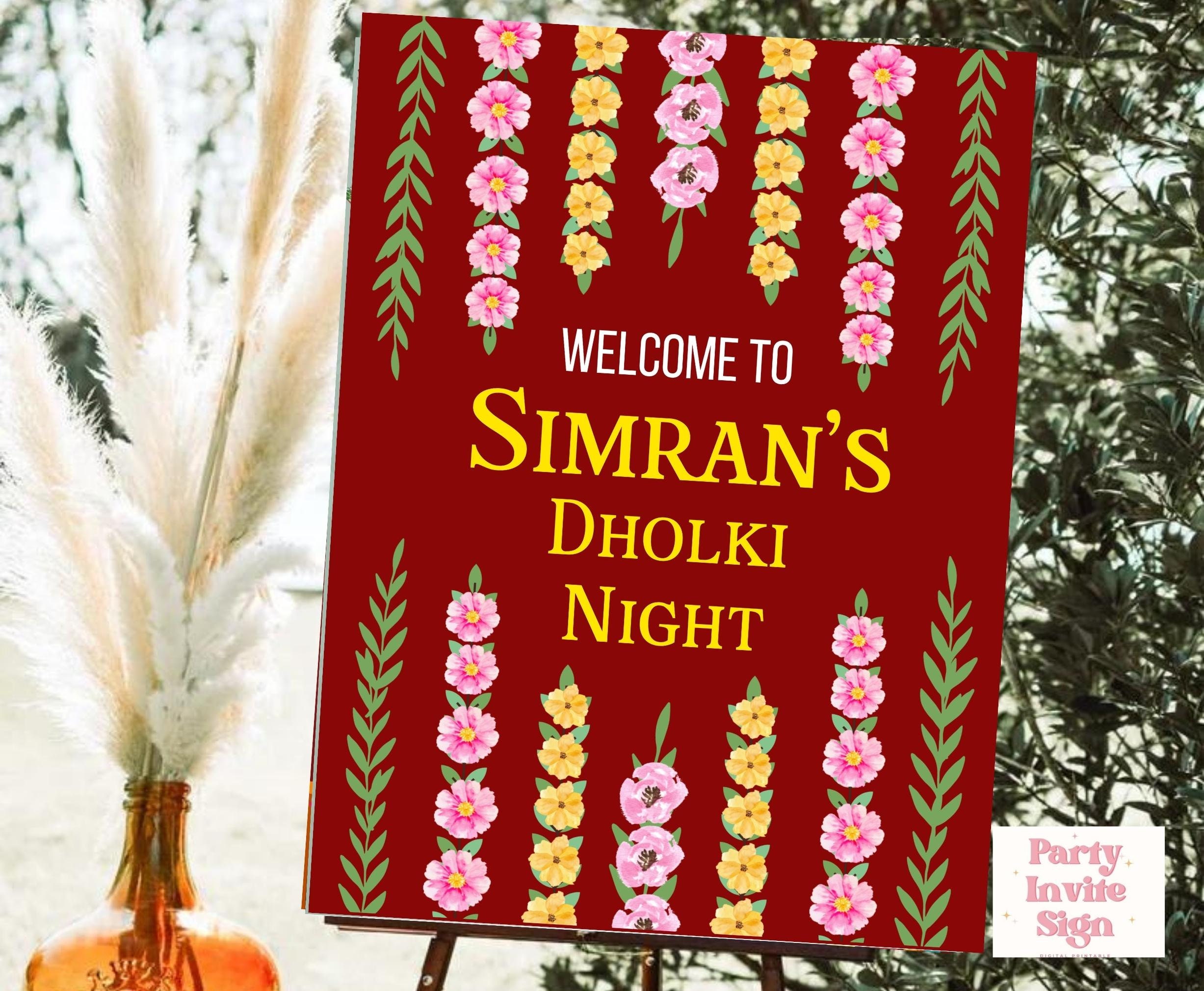 Dholak Welcome Signs as Dholki Welcome Signs, Dholak Night Signs as ...