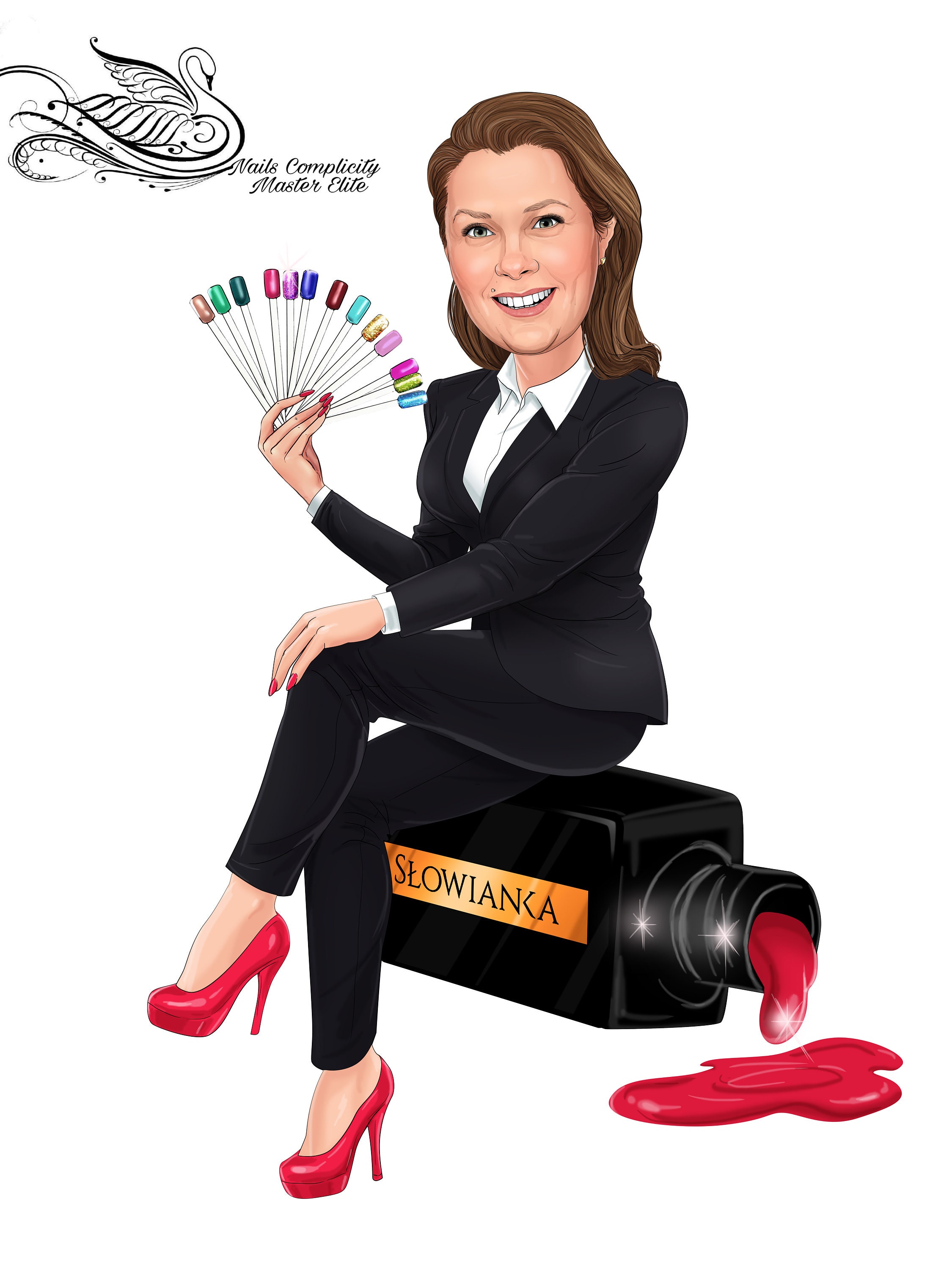 Nail Technician Clip Art