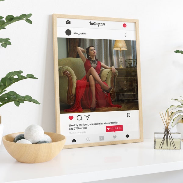 Instagram Poster - Etsy