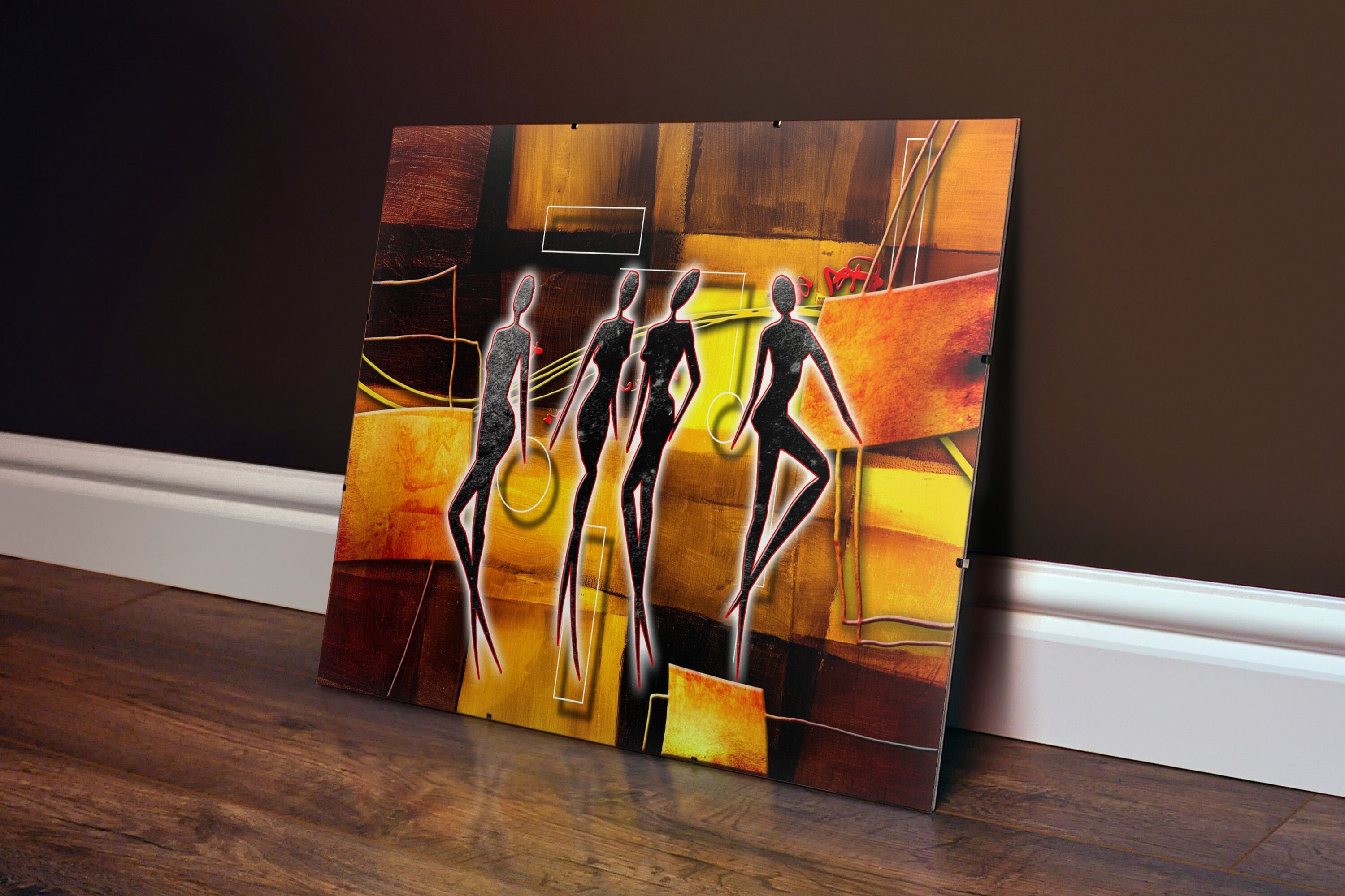 Abstract African Wall Art, African People Print, African Wall ...