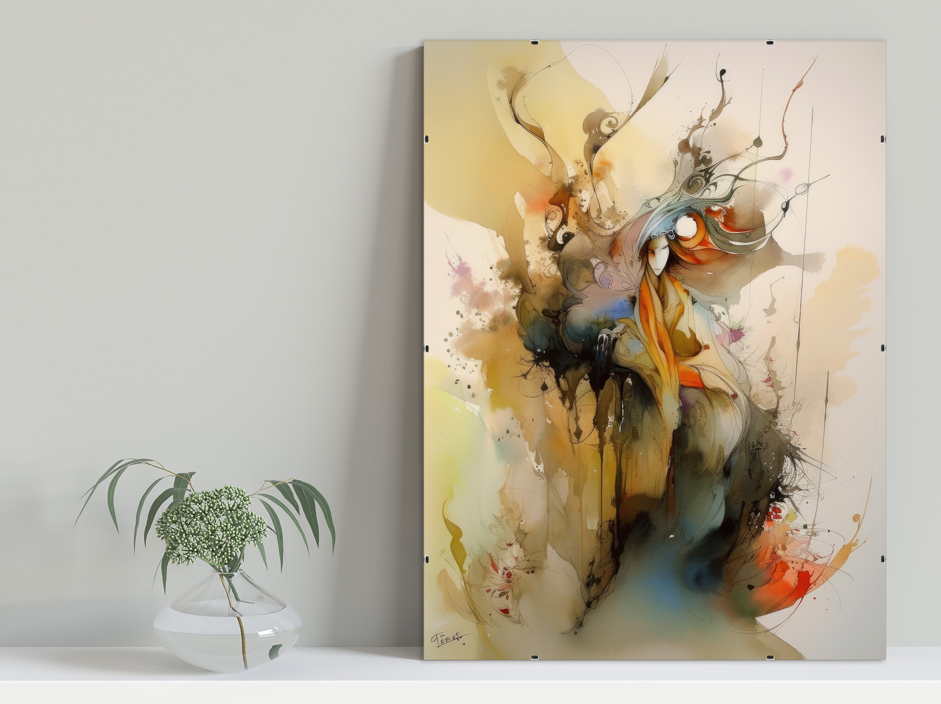 Colorful Watercolor Painting | Color Splash | Dreamlike Fantasy ...