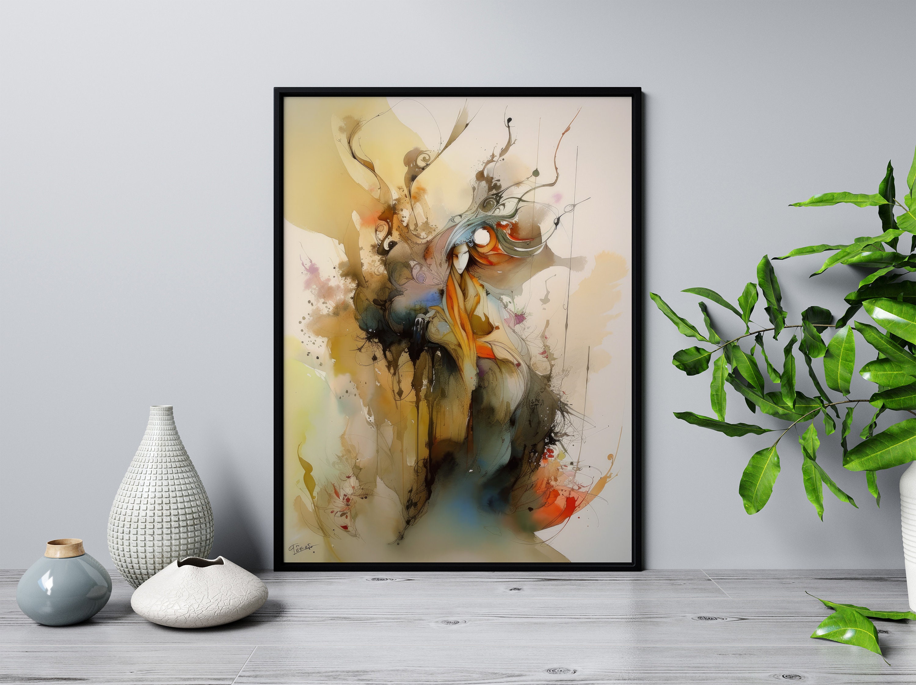 Colorful Watercolor Painting | Color Splash | Dreamlike Fantasy ...