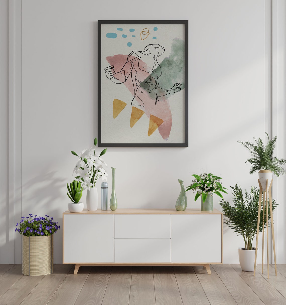 Bodybuilder Art Print Abstract Man Body Line Art Muscular - Etsy