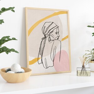 Woman Back, Line Art, Line Drawing, One Line, Outline, Female ...