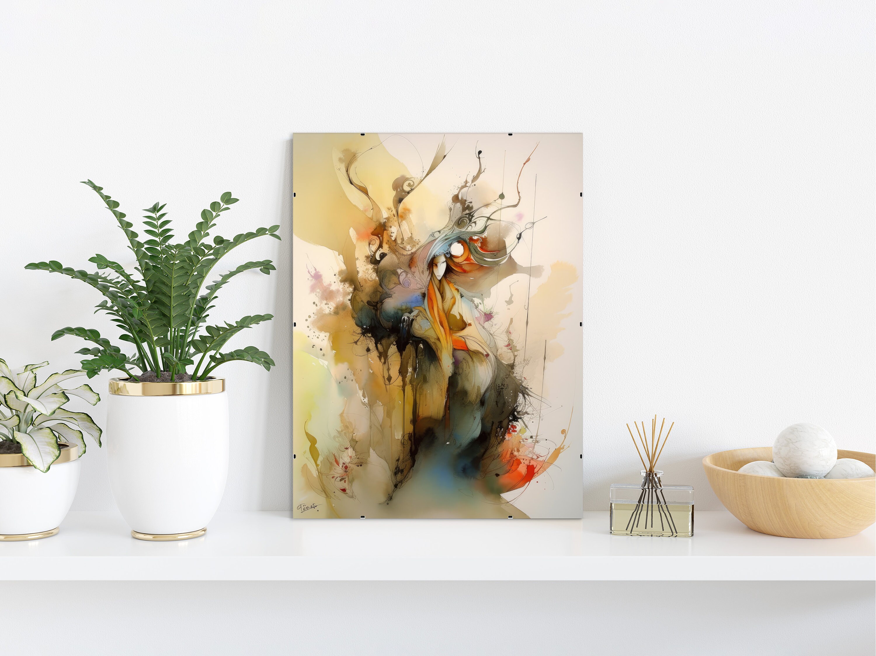 Colorful Watercolor Painting | Color Splash | Dreamlike Fantasy ...
