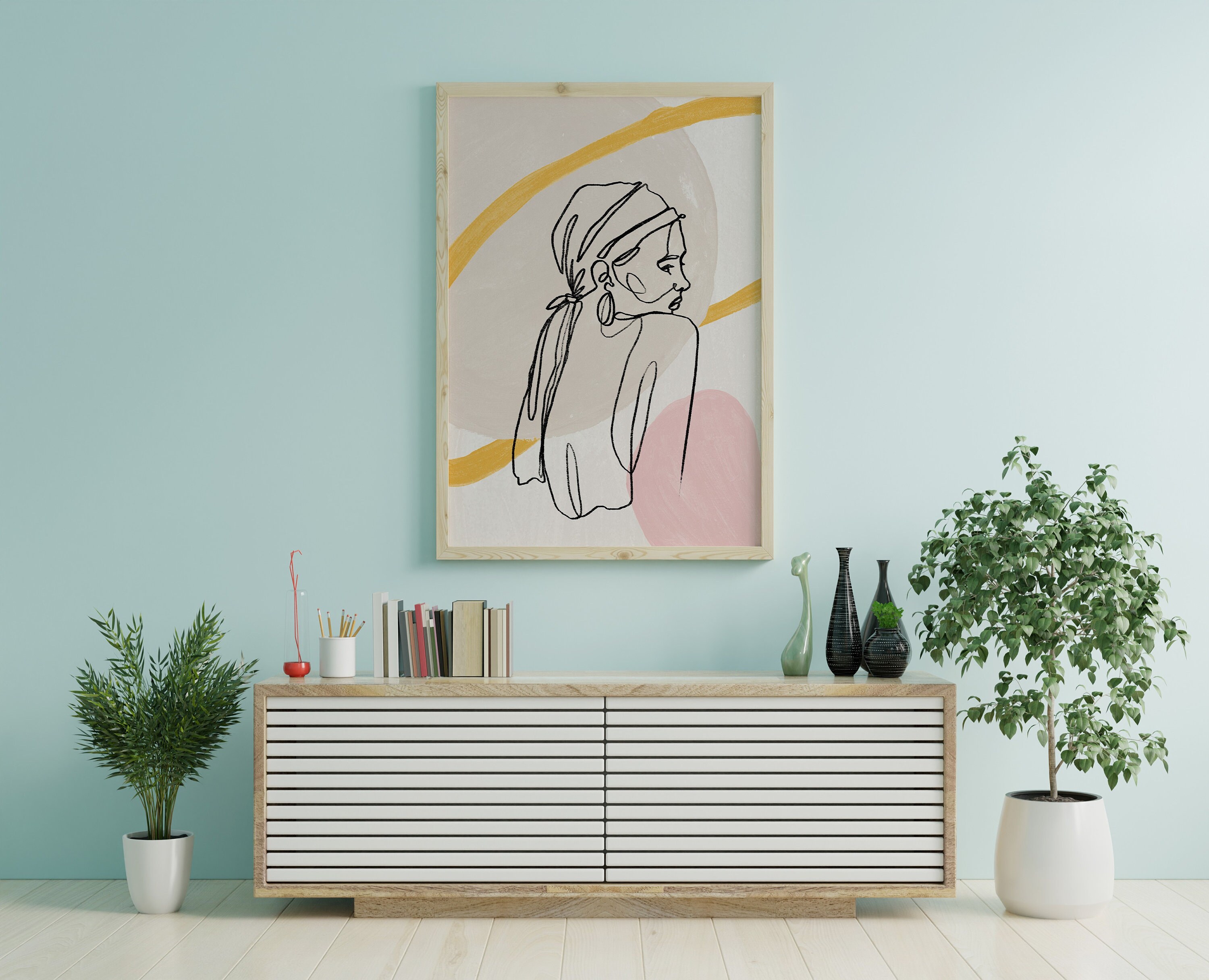 Woman Back Line Art Line Drawing One Line Outline Female - Etsy