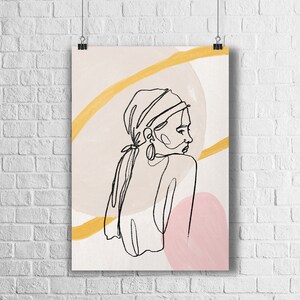 Woman Back, Line Art, Line Drawing, One Line, Outline, Female ...